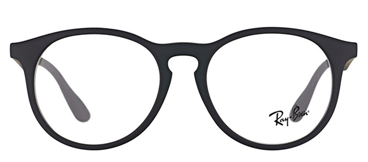 Ray-Ban RY 1554 Round Plastic Eyeglasses - Rubber Black – Glassandlens